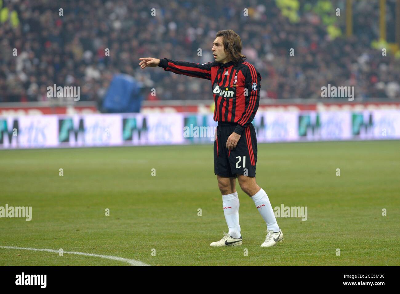 Milan Italy, 23 December 2007, "SAN SIRO" Stadium, Serious Football ...