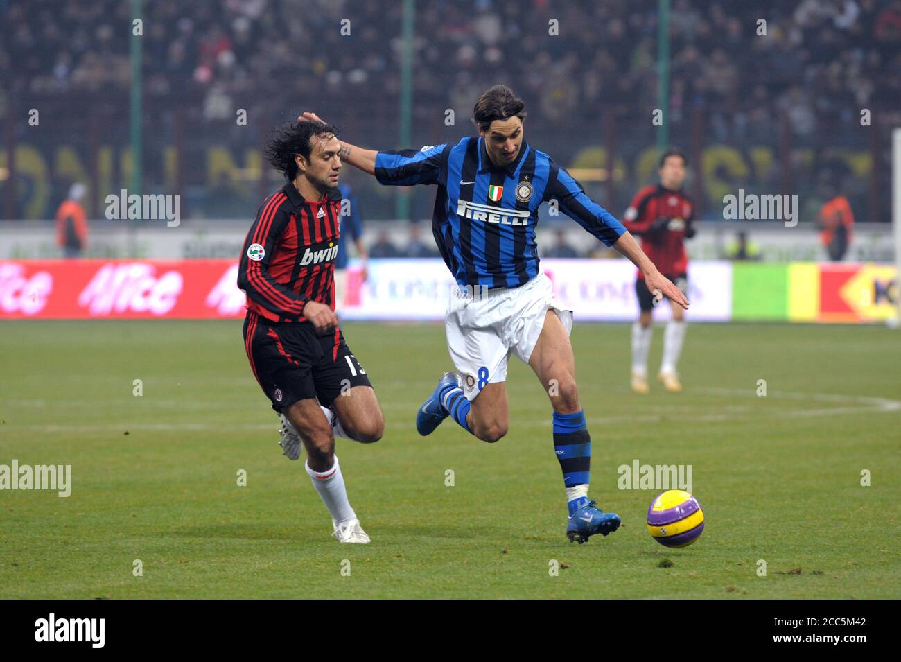 Milan Italy, 23 December 2007, "SAN SIRO" Stadium, Serious Football ...