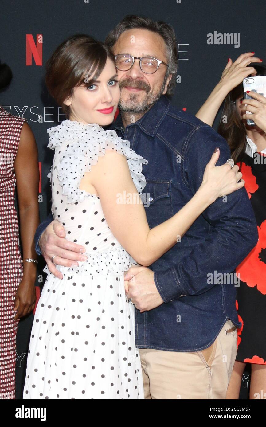 LOS ANGELES - MAY 6: Alison Brie, Marc Maron at the Netflix FYSEE Kick ...