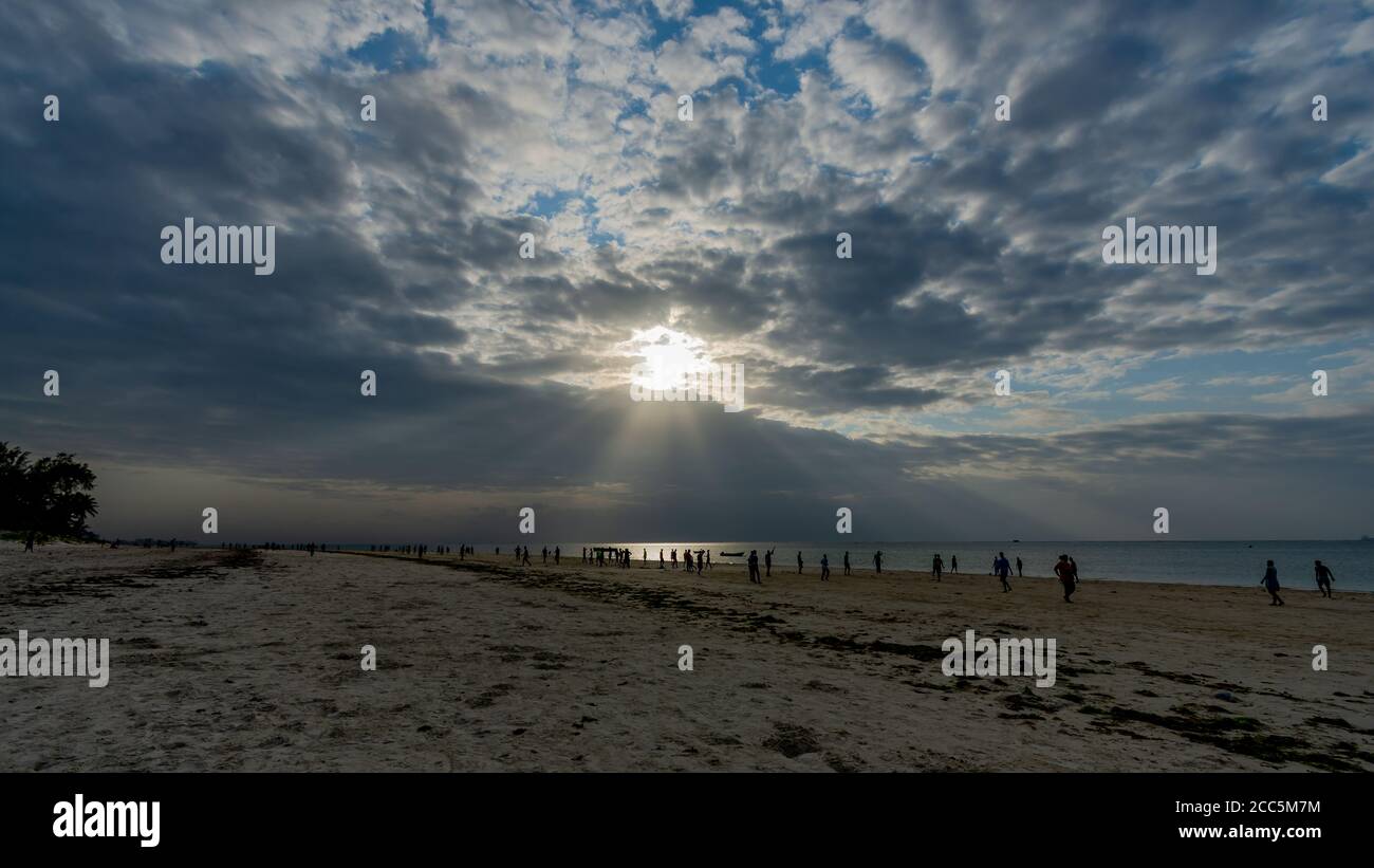 Early Morning Sun Rise at the beach Stock Photo - Alamy