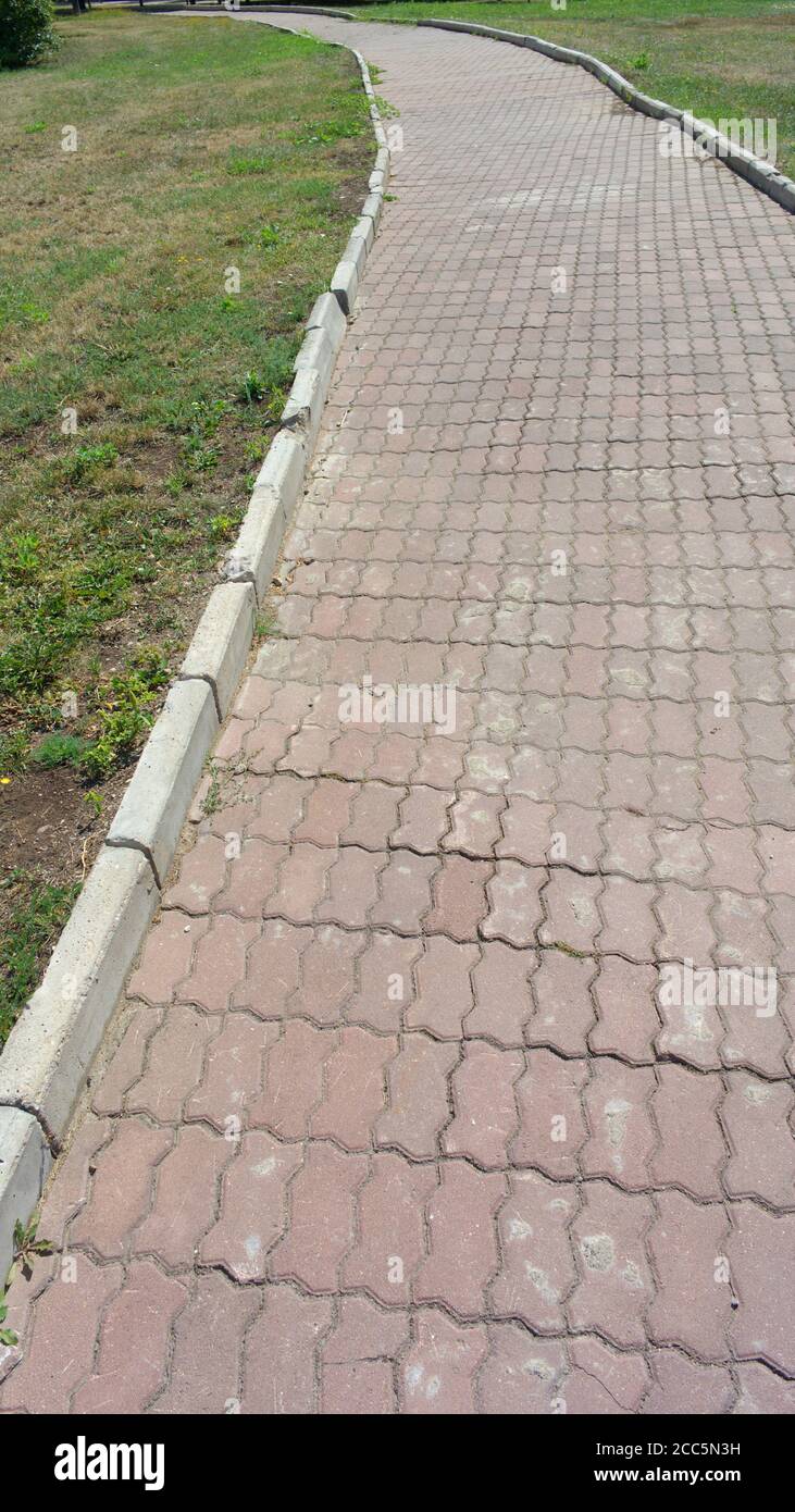 Path in Park Stock Photo - Alamy