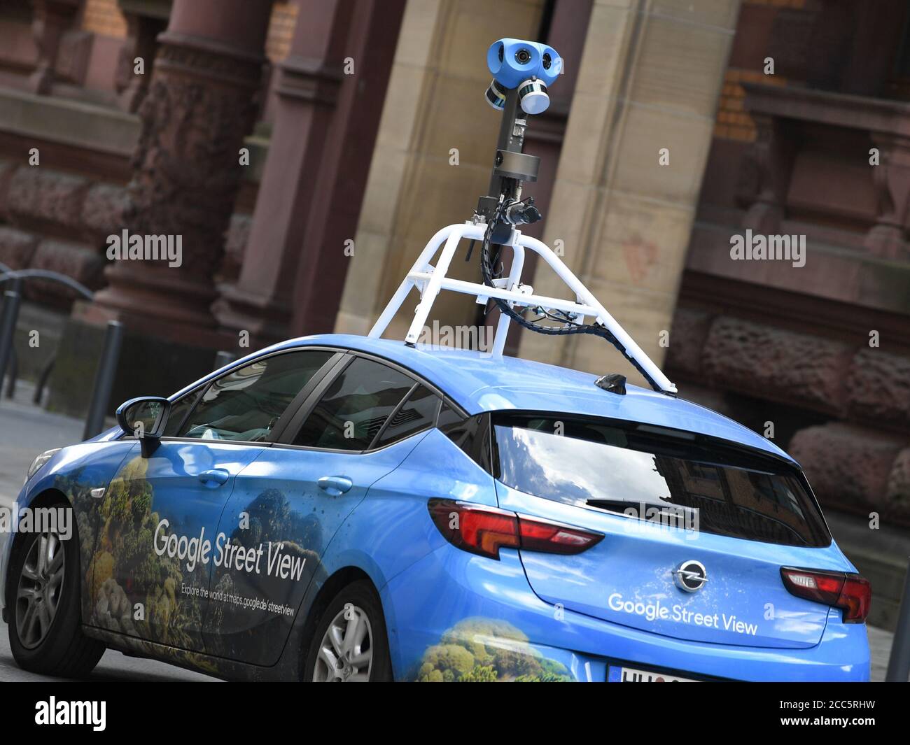 Google car street view drives hi-res stock photography and images - Alamy