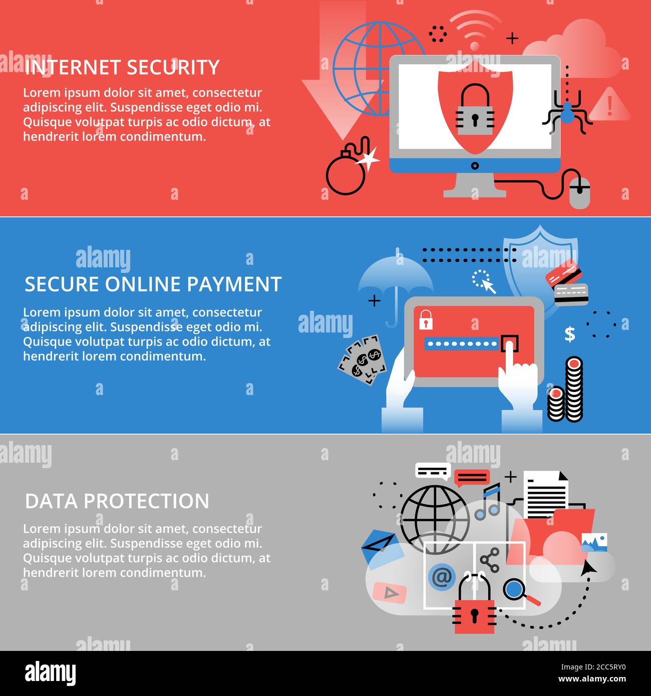 Secure file sharing encrypted data hi-res stock photography and images ...