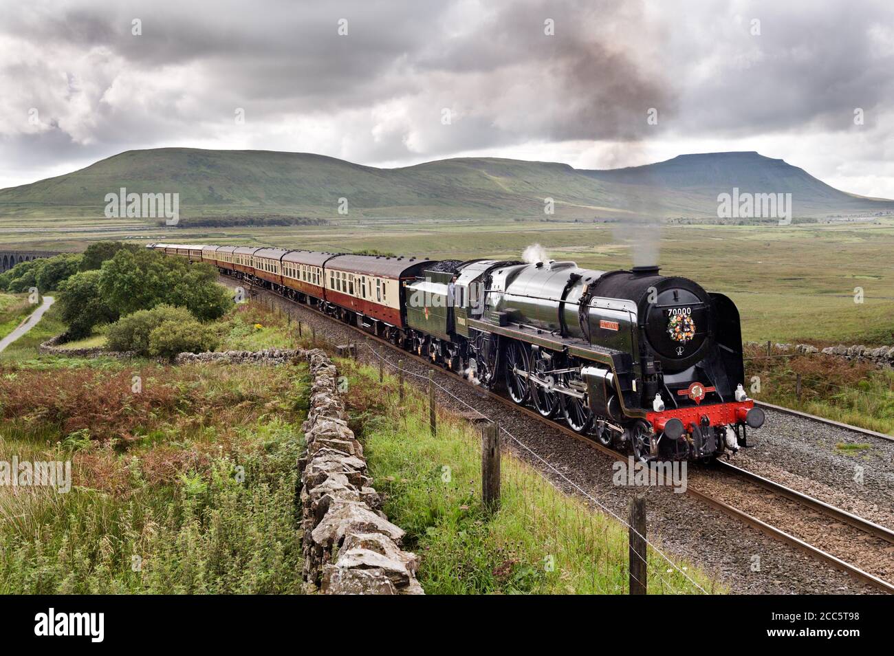 Britannia steam locomotive hi-res stock photography and images - Alamy