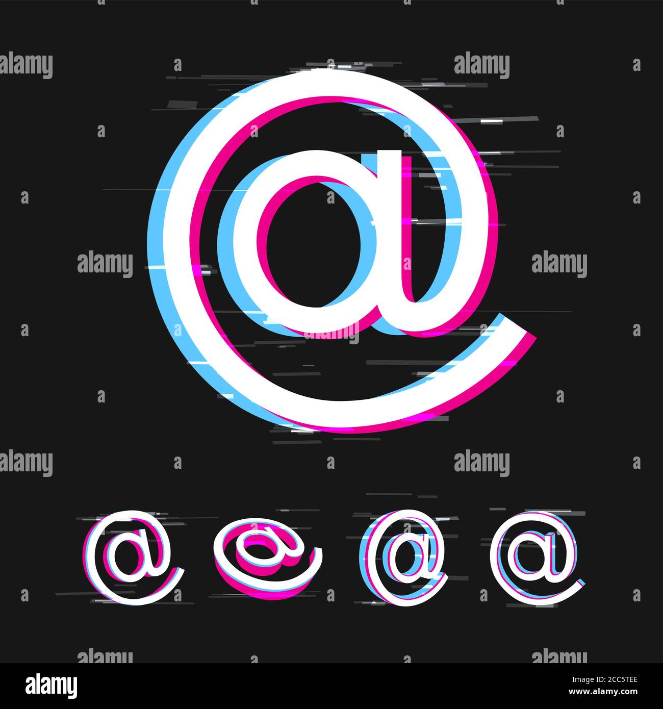 Email social Stock Vector Images - Alamy