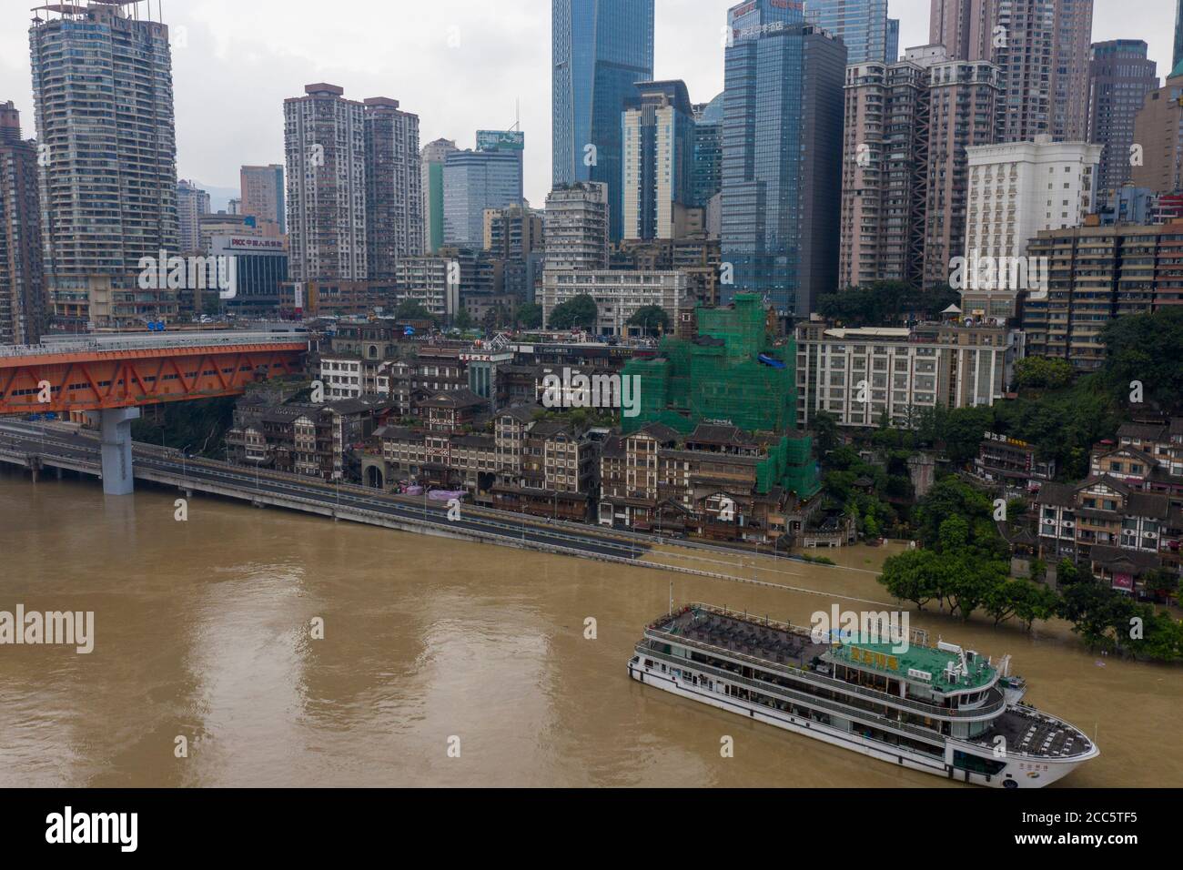 Aerial view flooded roads hi-res stock photography and images - Alamy