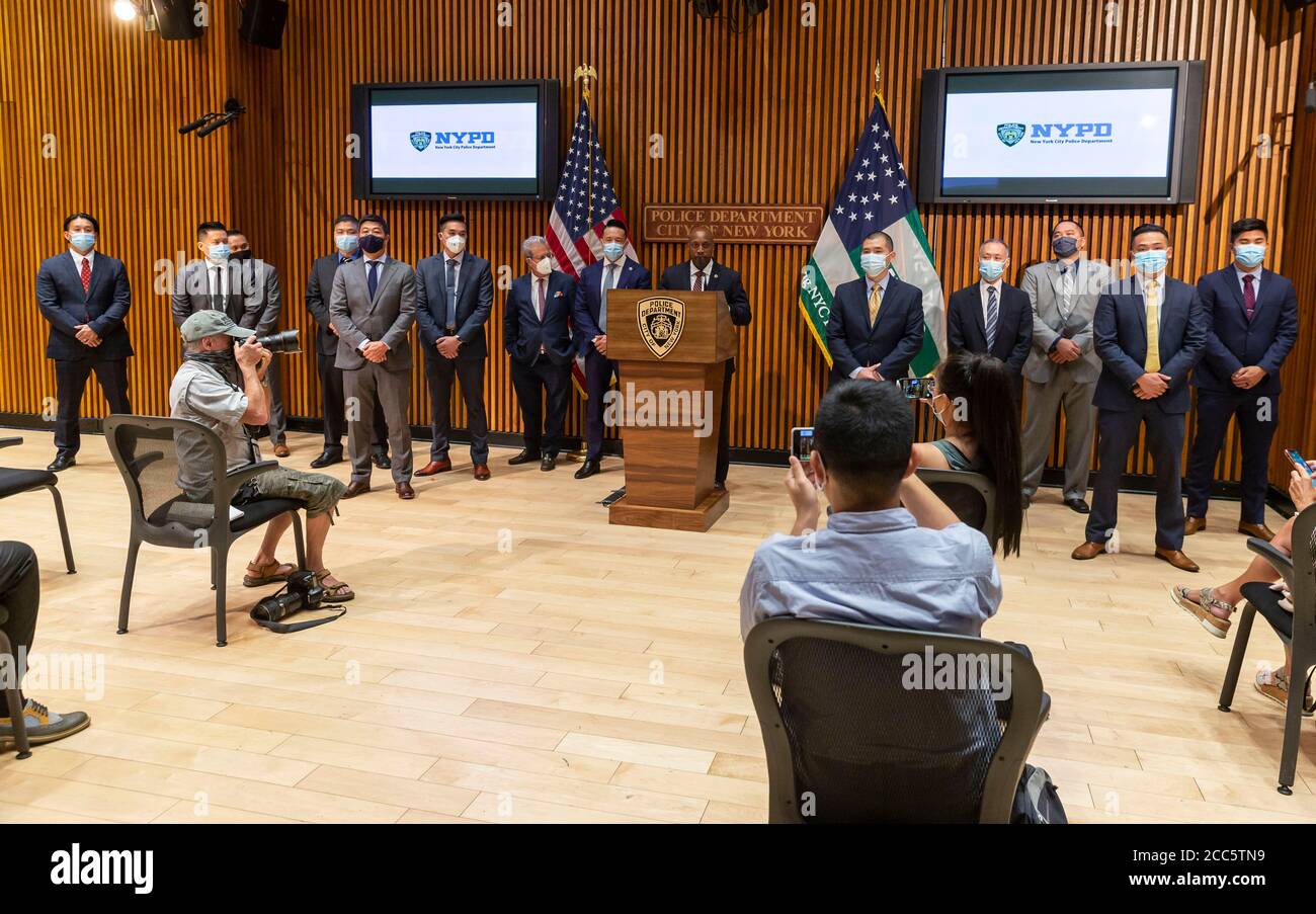 New York, NY - August 18, 2020: NYPD Chief of Detectives Rodney ...