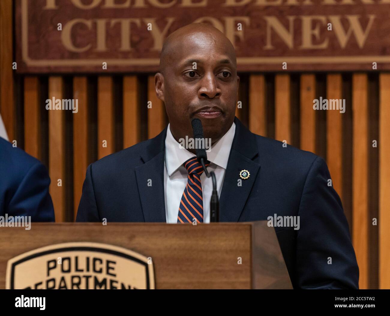 New York, NY - August 18, 2020: NYPD Chief of Detectives Rodney ...