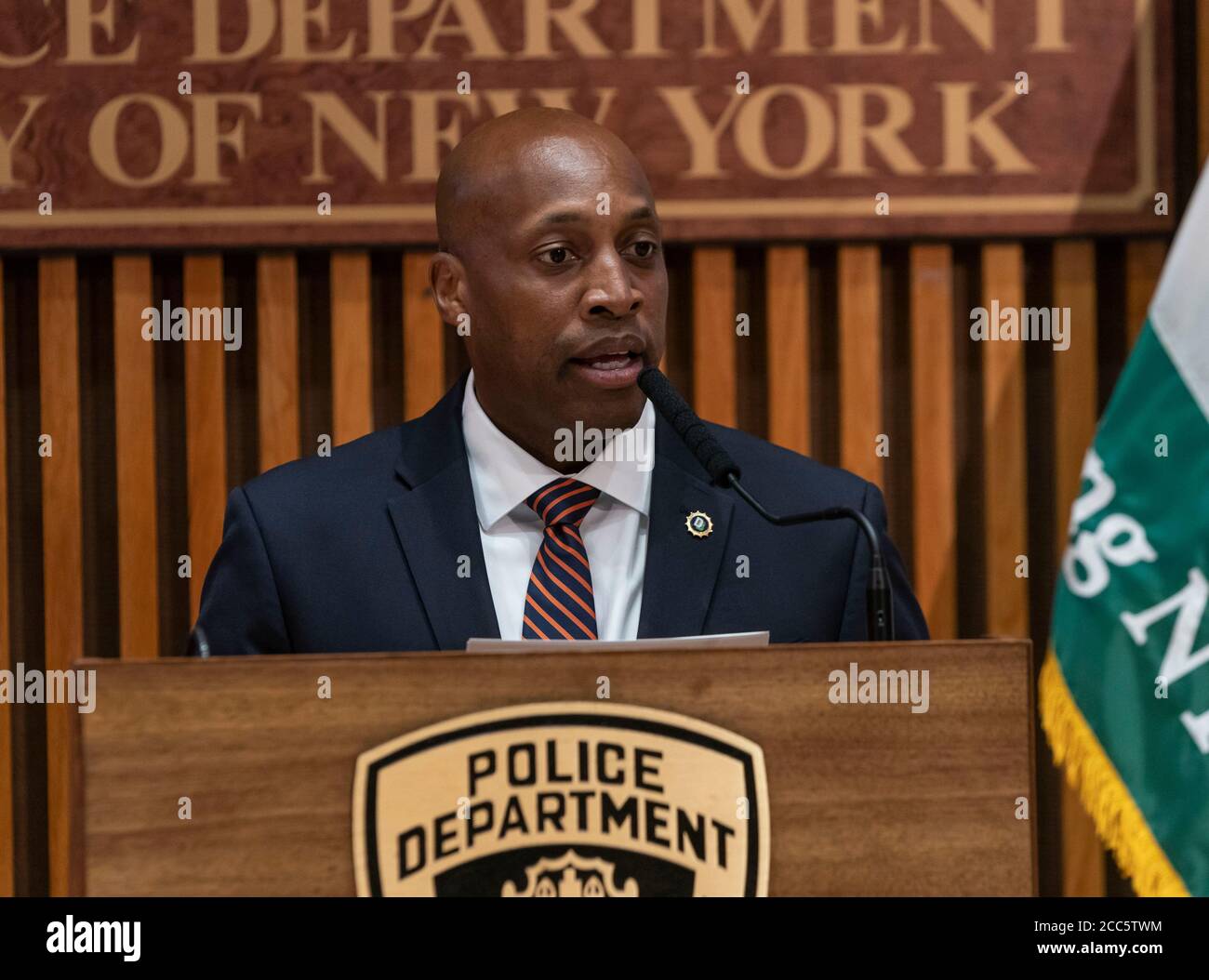 New York, NY - August 18, 2020: NYPD Chief of Detectives Rodney ...