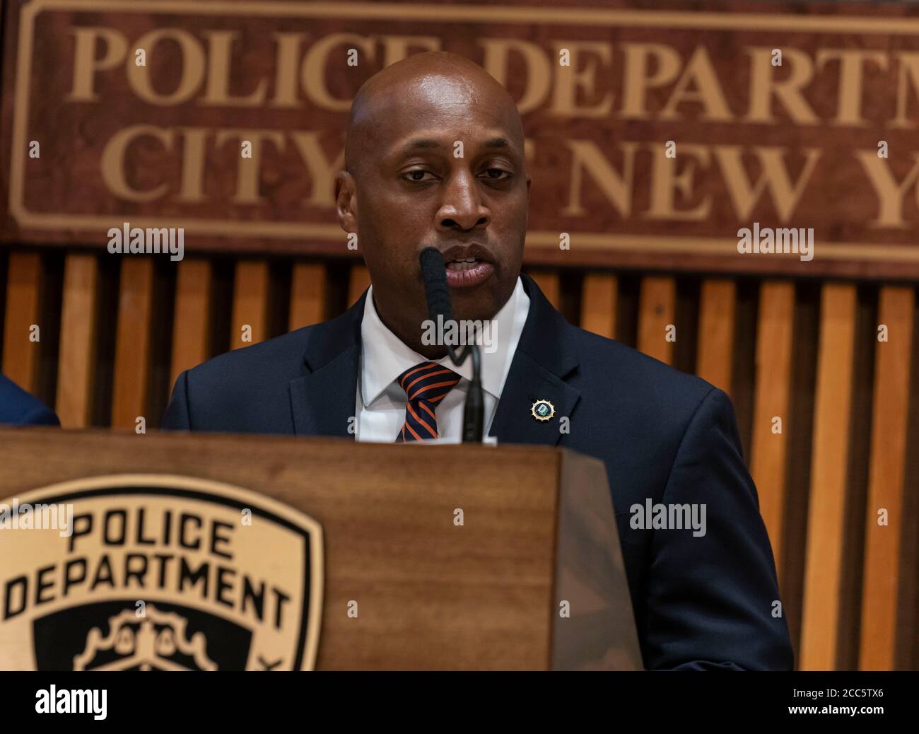 New York, NY - August 18, 2020: NYPD Chief of Detectives Rodney ...