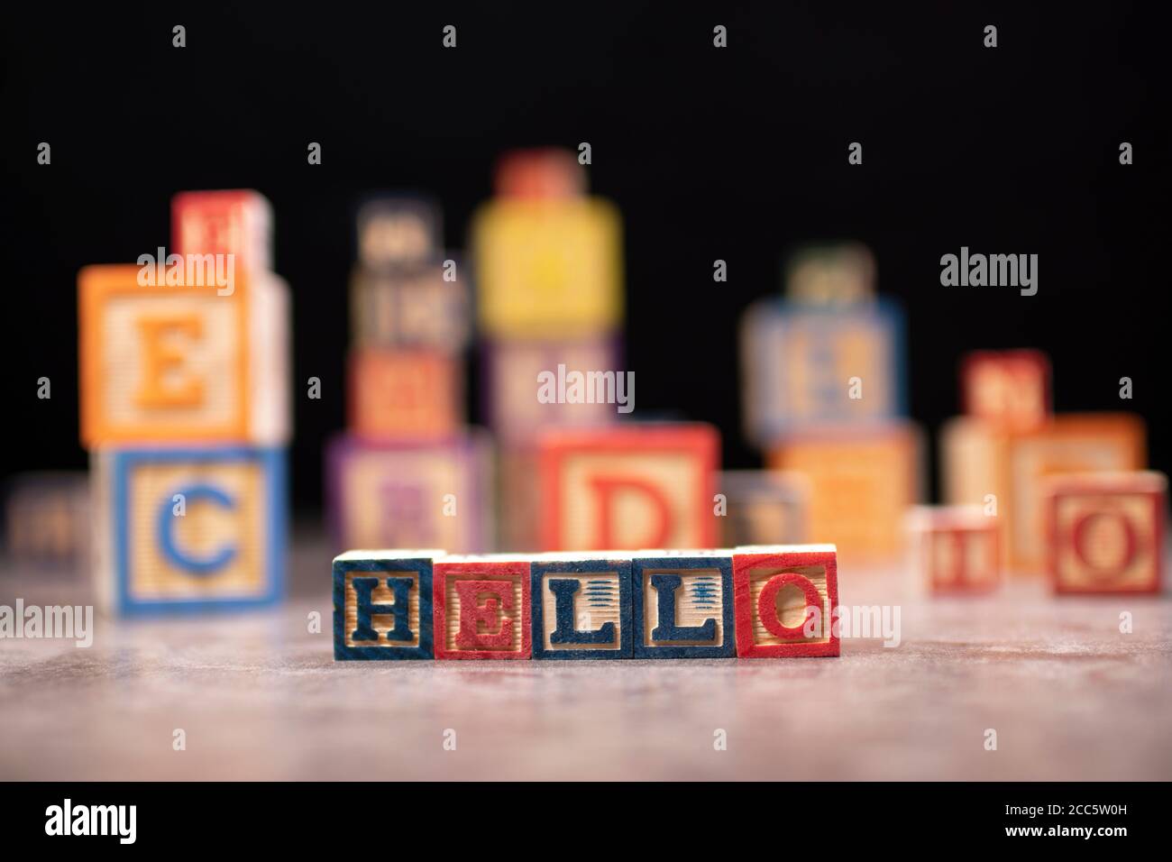 Hello symbol concept word hi-res stock photography and images - Alamy