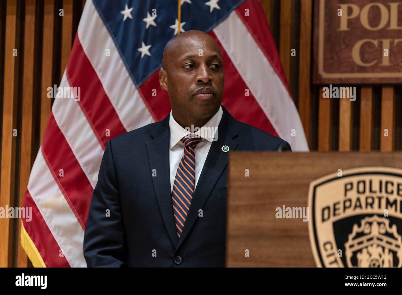 New York, NY - August 18, 2020: NYPD Chief of Detectives Rodney ...