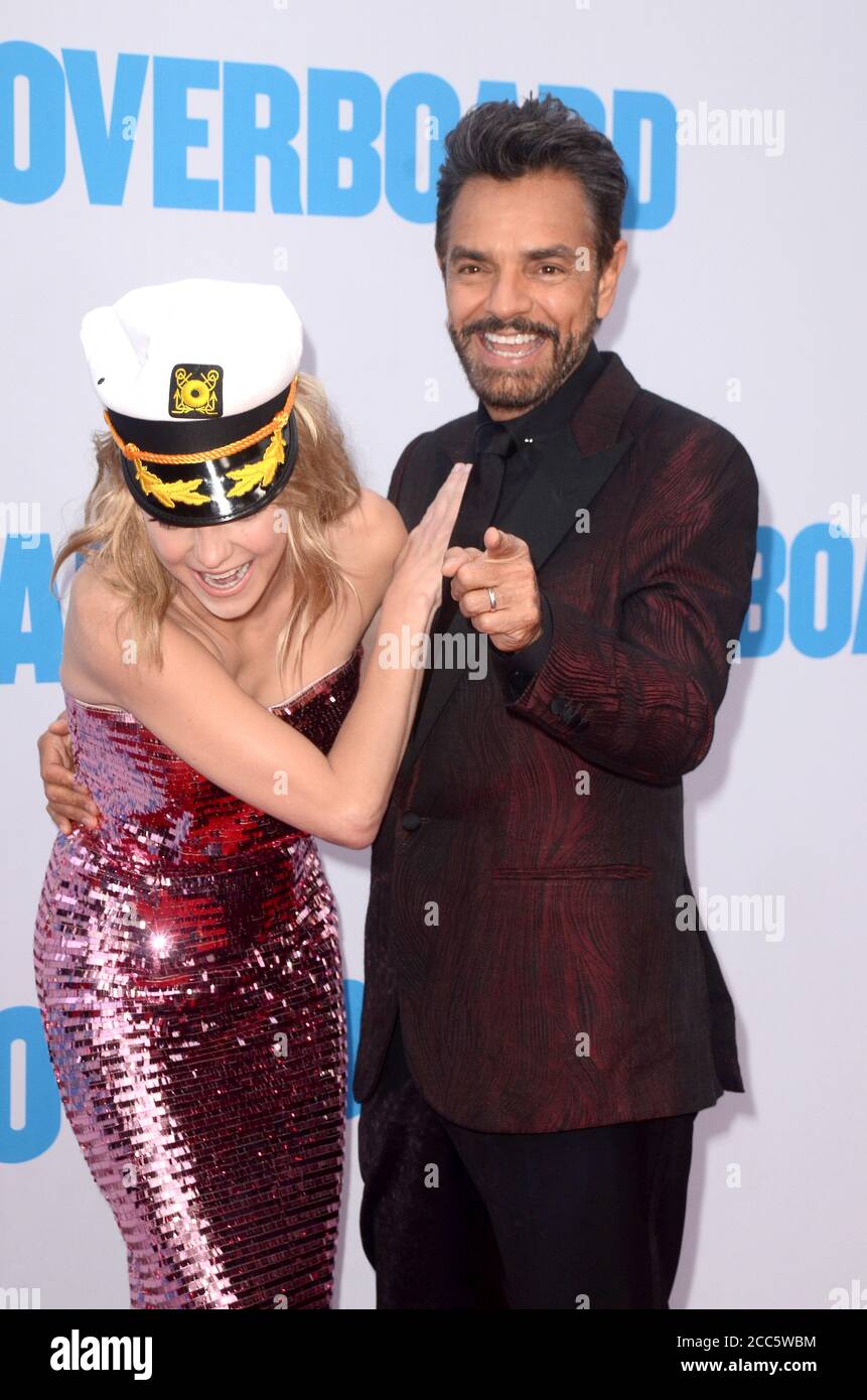 LOS ANGELES - APR 30: Anna Faris, Eugenio Derbez at the Overboard Los ...