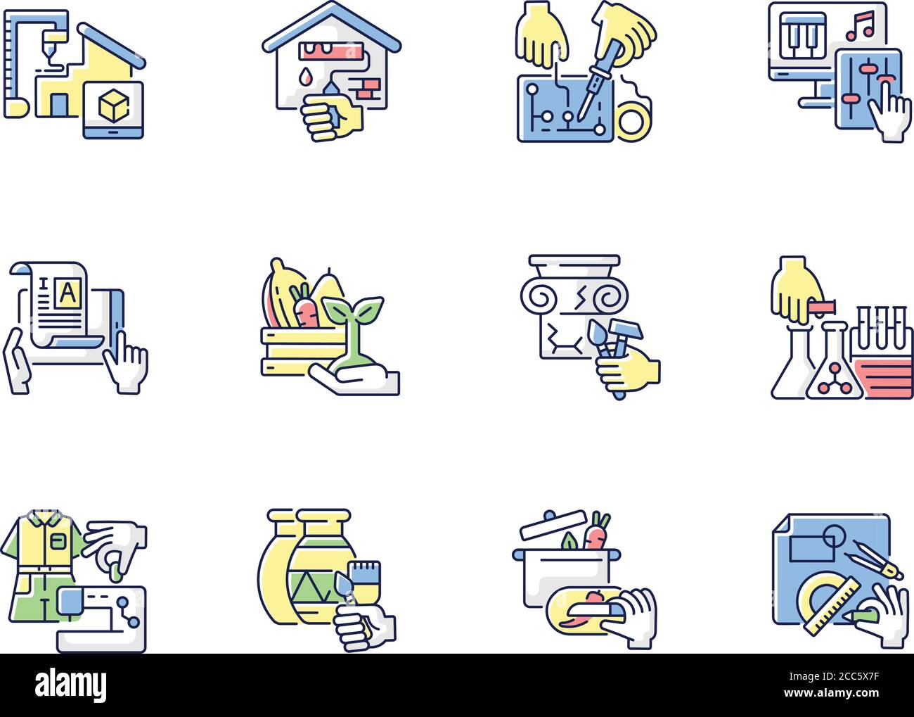 DIY RGB color icons set Stock Vector Image & Art - Alamy