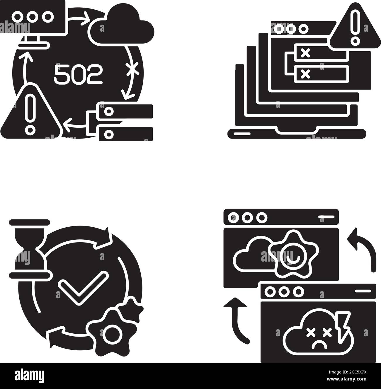 502 collection Stock Vector Images - Alamy