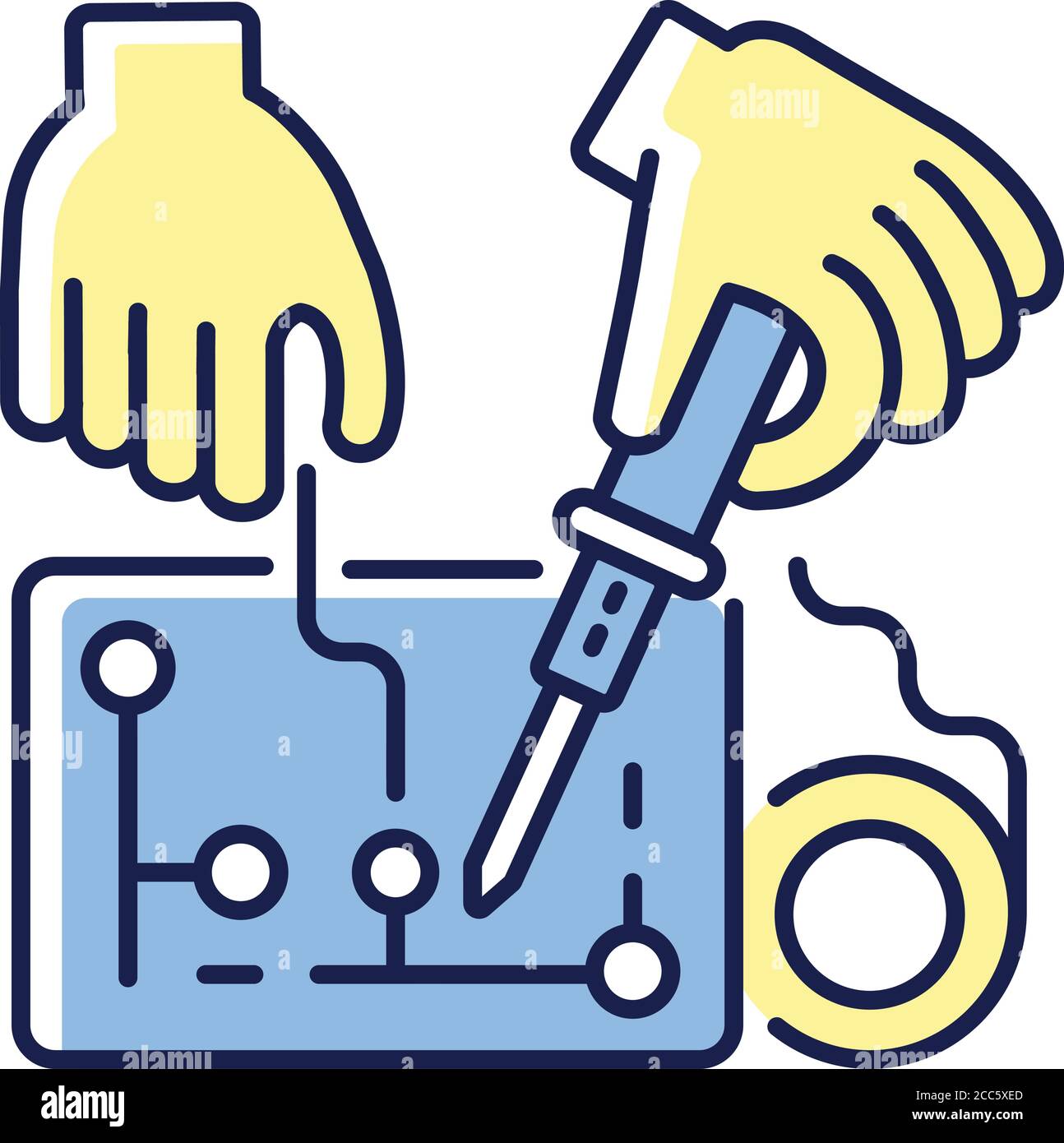 Hobby electronics RGB color icon Stock Vector Image & Art - Alamy