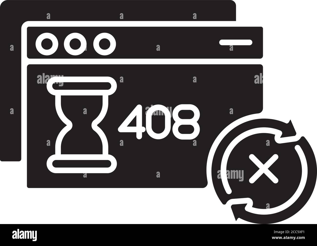 Web page request icon Cut Out Stock Images & Pictures - Alamy