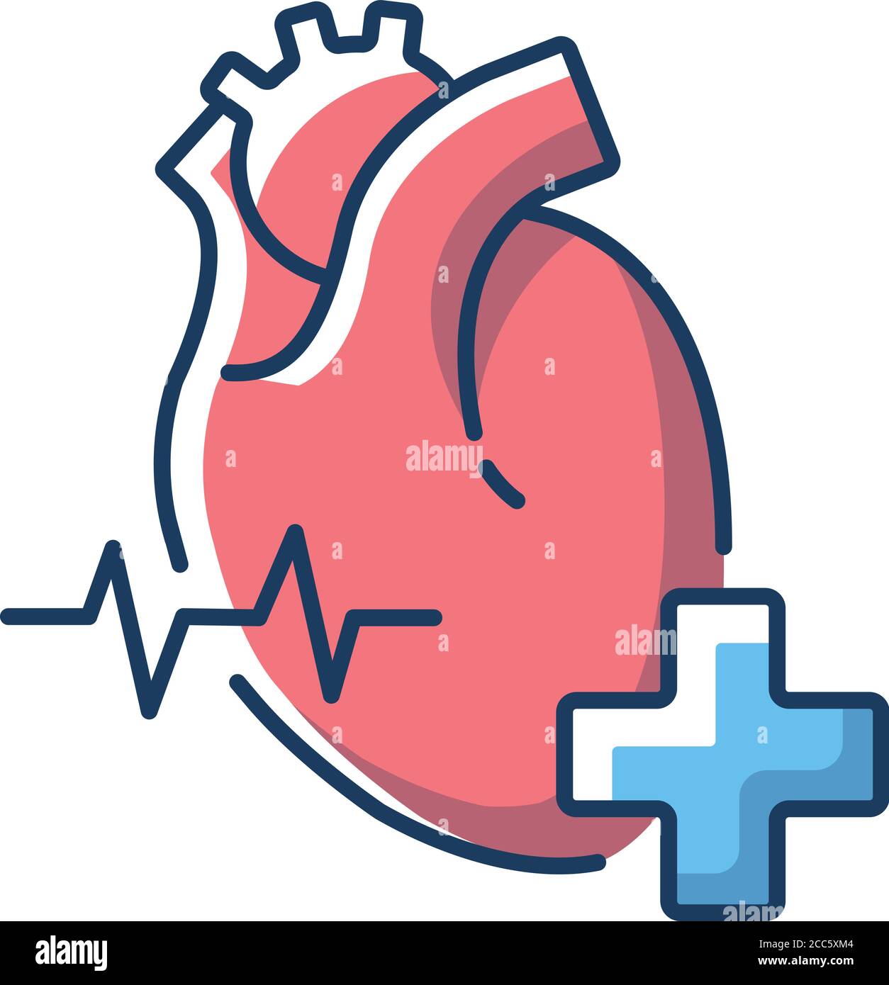 Cardiology department RGB color icon Stock Vector Image & Art - Alamy
