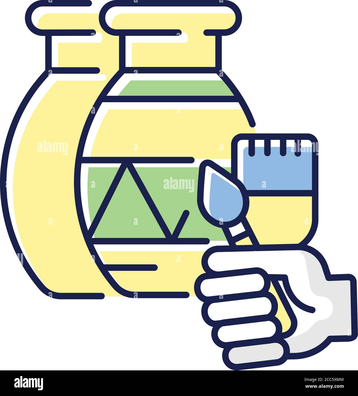 Handicraft RGB color icon Stock Vector Image & Art - Alamy