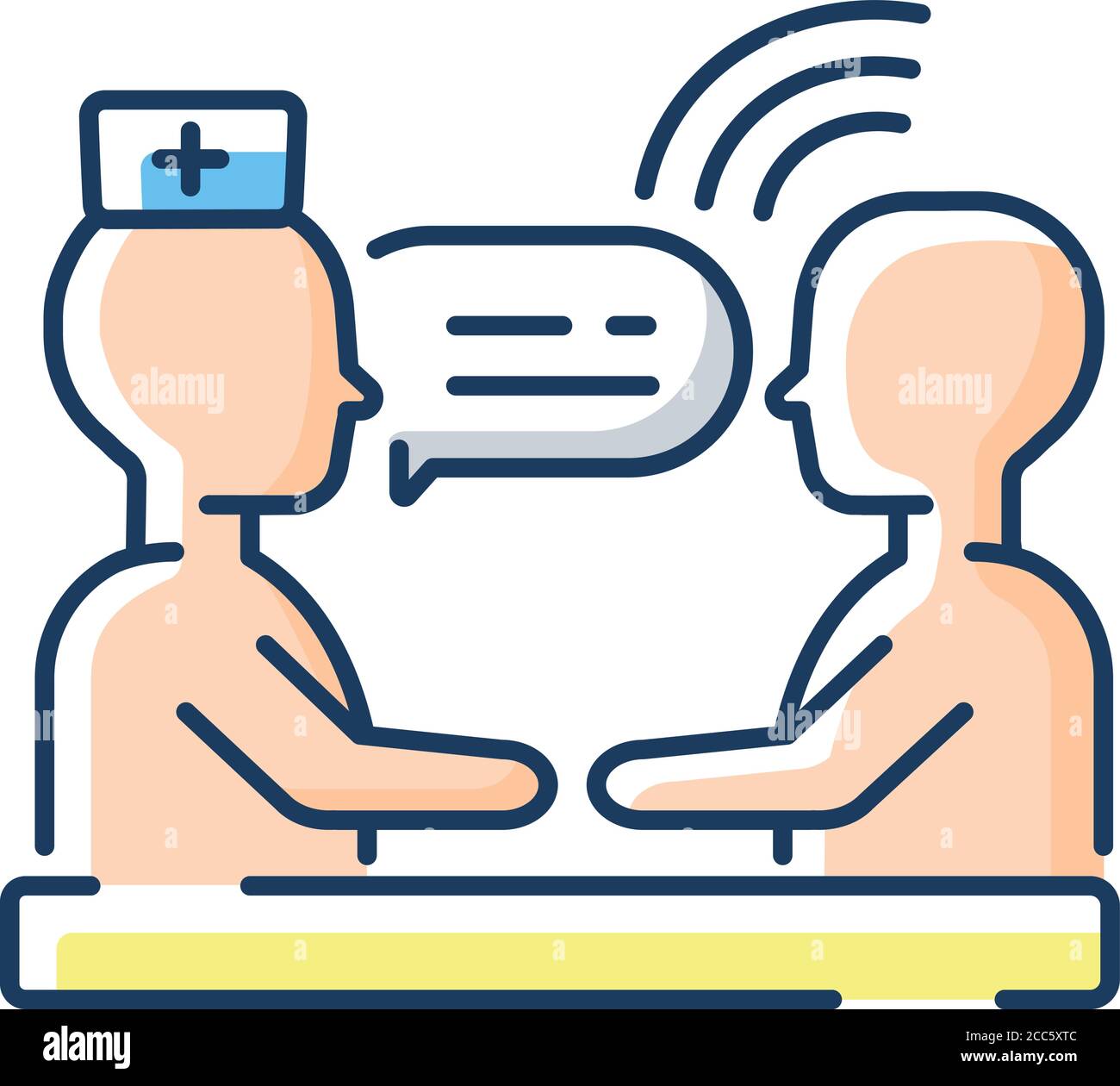 Therapy RGB color icon Stock Vector Image & Art - Alamy