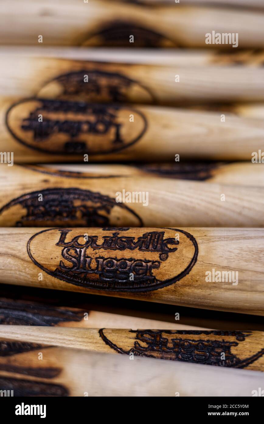 Louisville slugger bats hi-res stock photography and images - Alamy