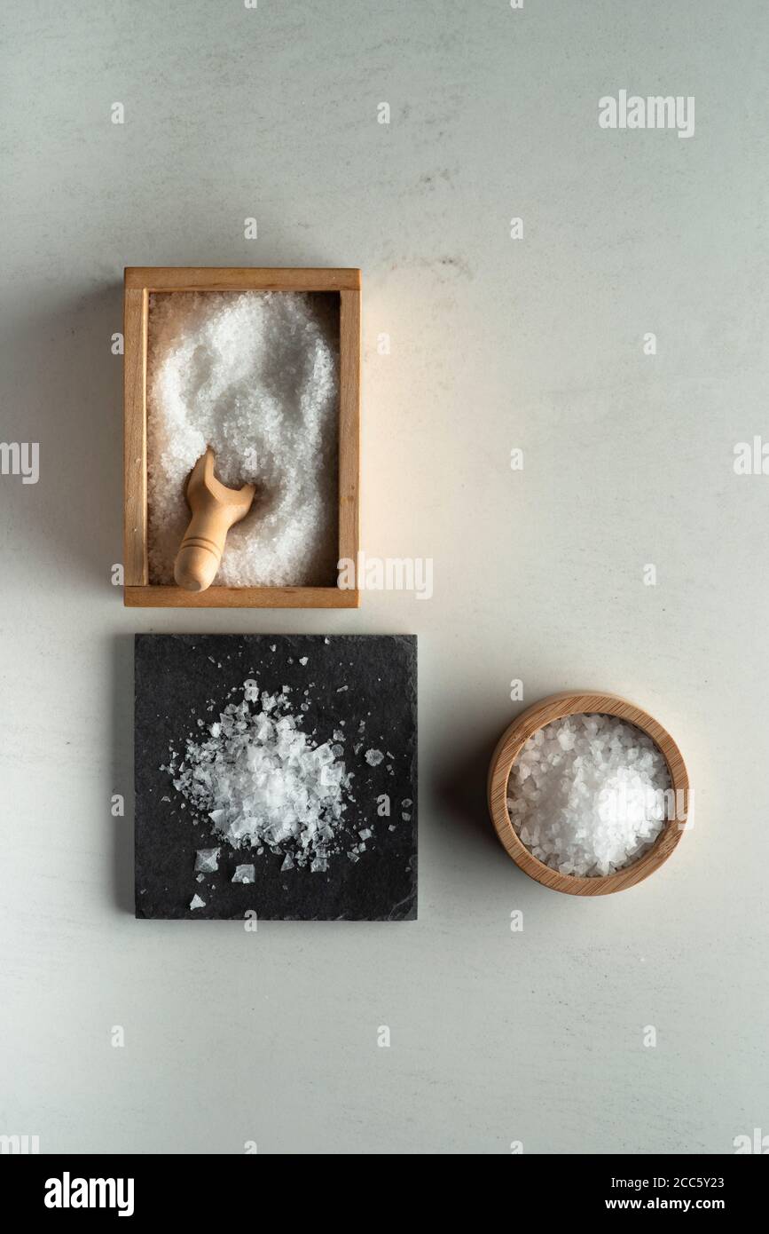 Coarse salt flakes hi-res stock photography and images - Alamy