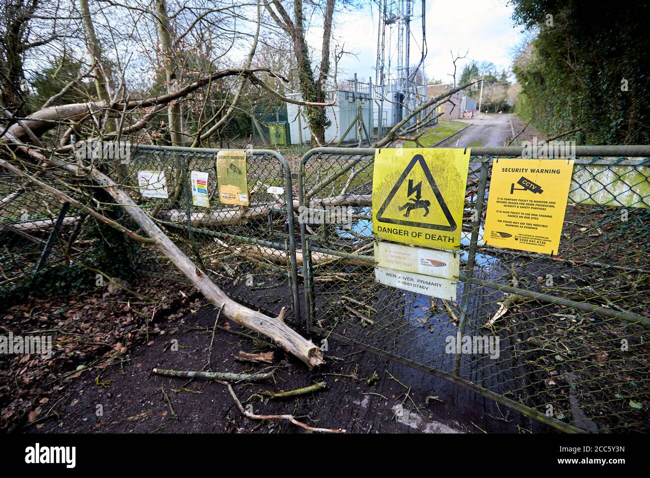 Electricity sub station danger death hi-res stock photography and ...