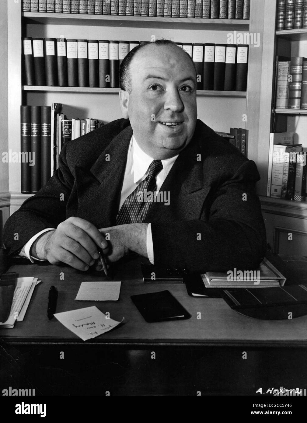 Portrait of Film director Alfred Hitchcock, circa 1952 File Reference ...
