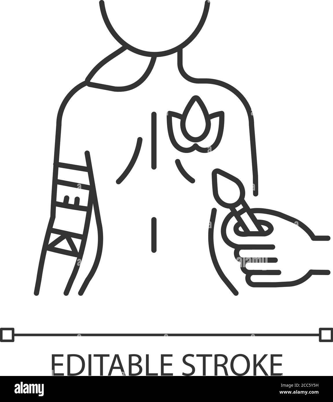 Body art woman painting body Cut Out Stock Images & Pictures - Alamy