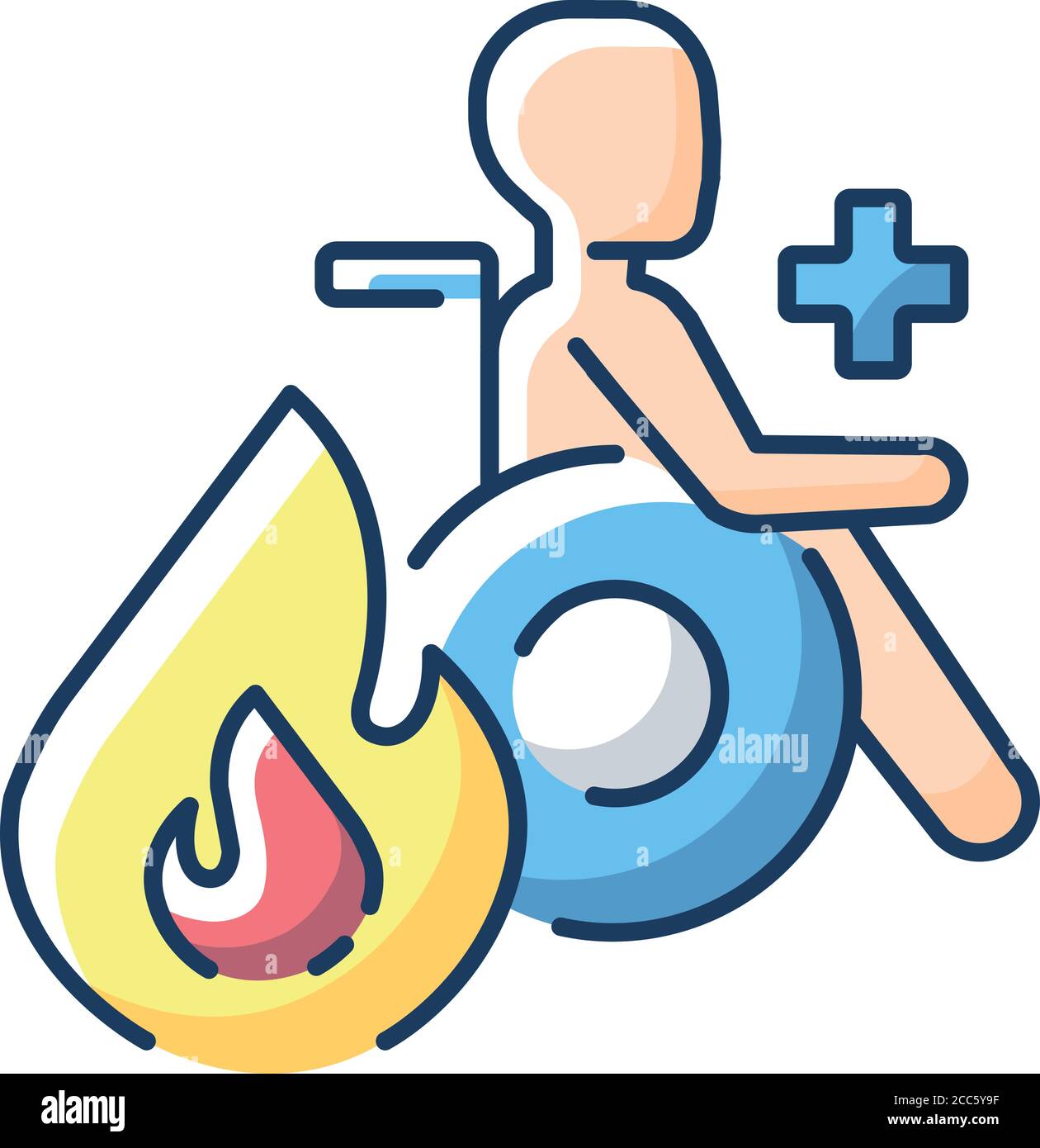 Burn center RGB color icon Stock Vector Image & Art - Alamy Burn center RGB color icon Stock Vector Image & Art - Alamy