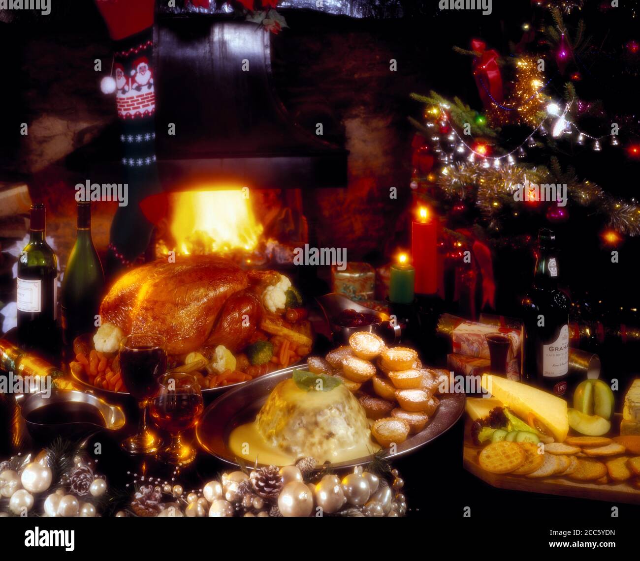 Christmas fire port hi-res stock photography and images - Alamy