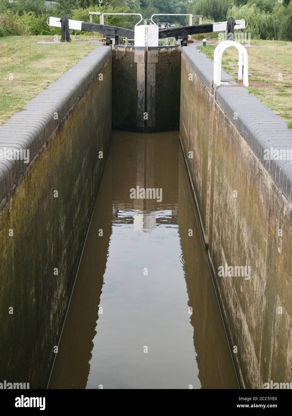 Locks on the Droitwich Canal, Worcestershire, England UK Stock Photo ...