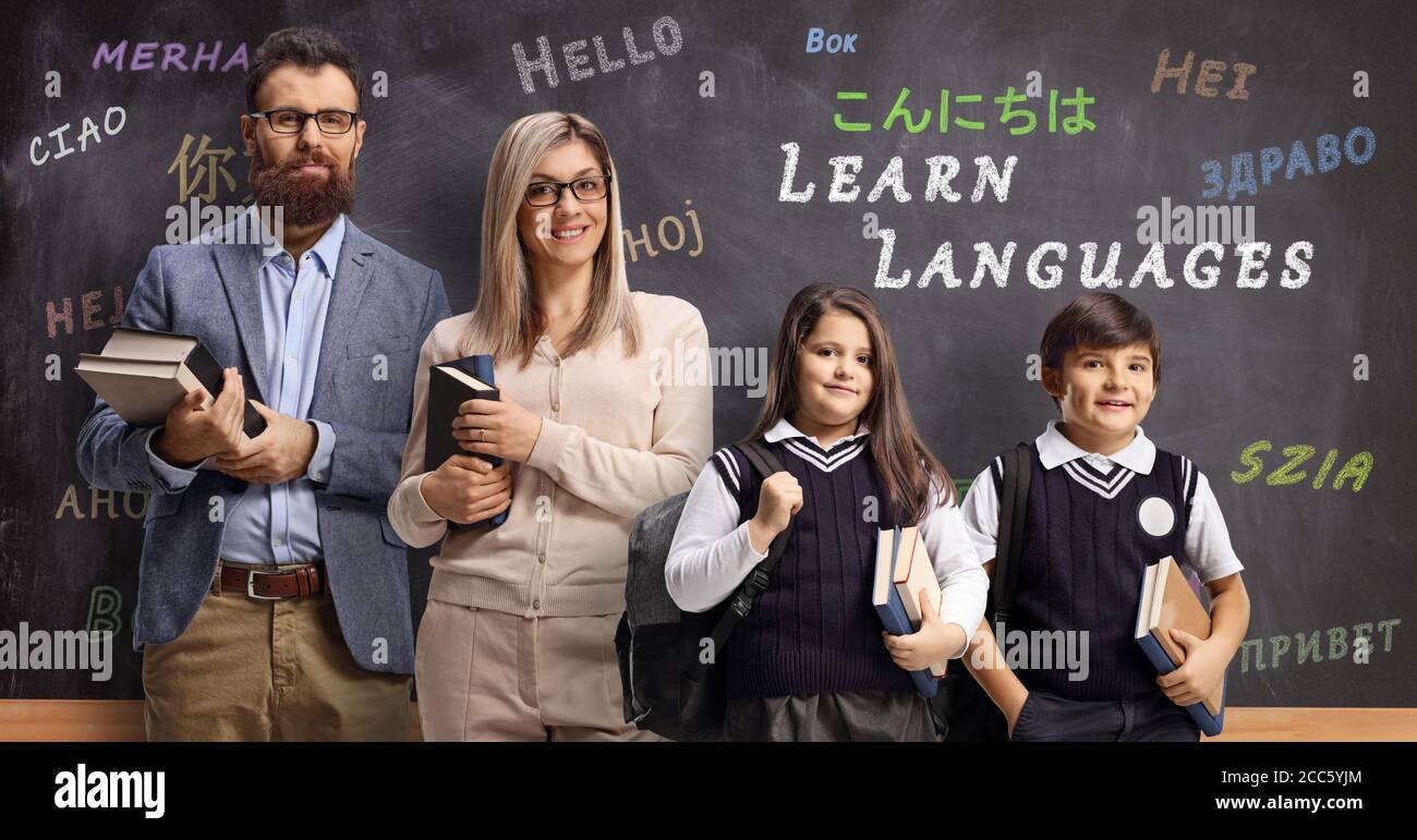 Male teacher children uniform hi-res stock photography and images - Alamy