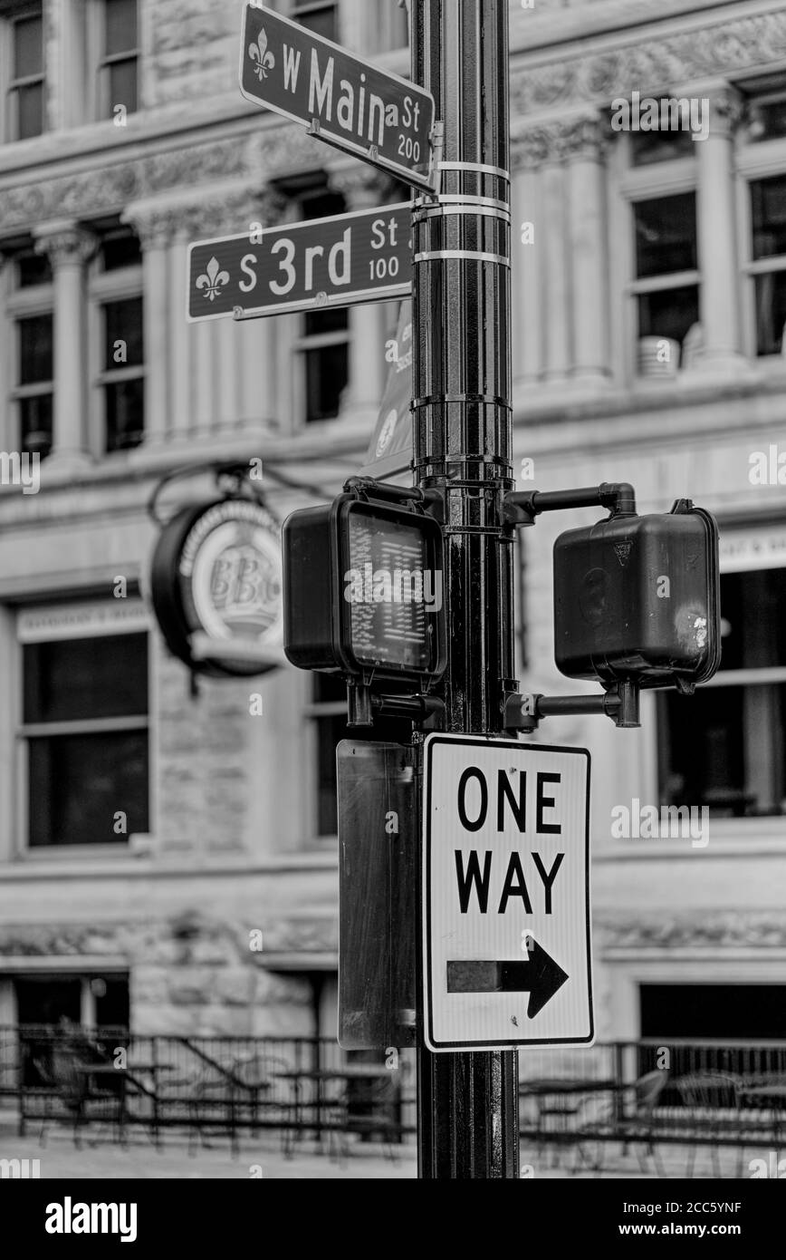 Downtown louisville Black and White Stock Photos & Images - Alamy