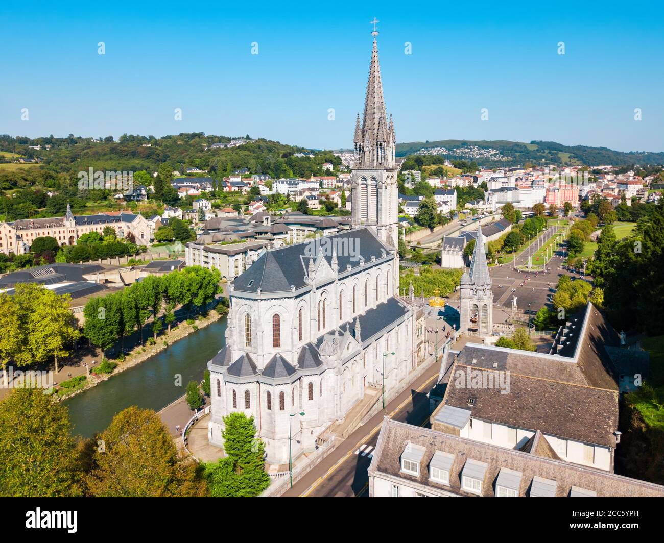 Sanctuary of Our Lady of Lourdes is a roman catholic church in Lourdes ...