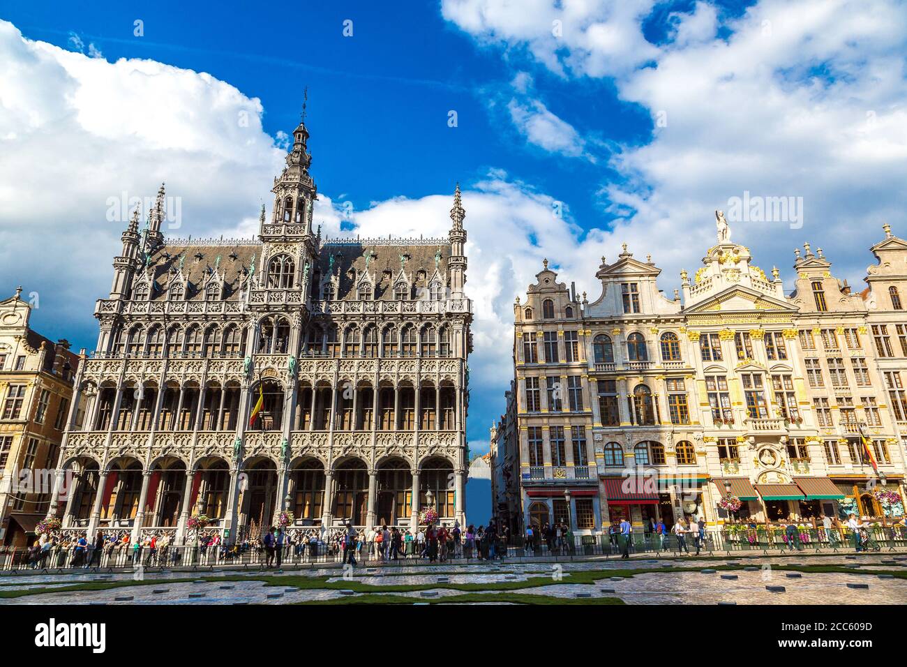 The Grand Place in a beautiful summer day in Brussels Stock Photo - Alamy