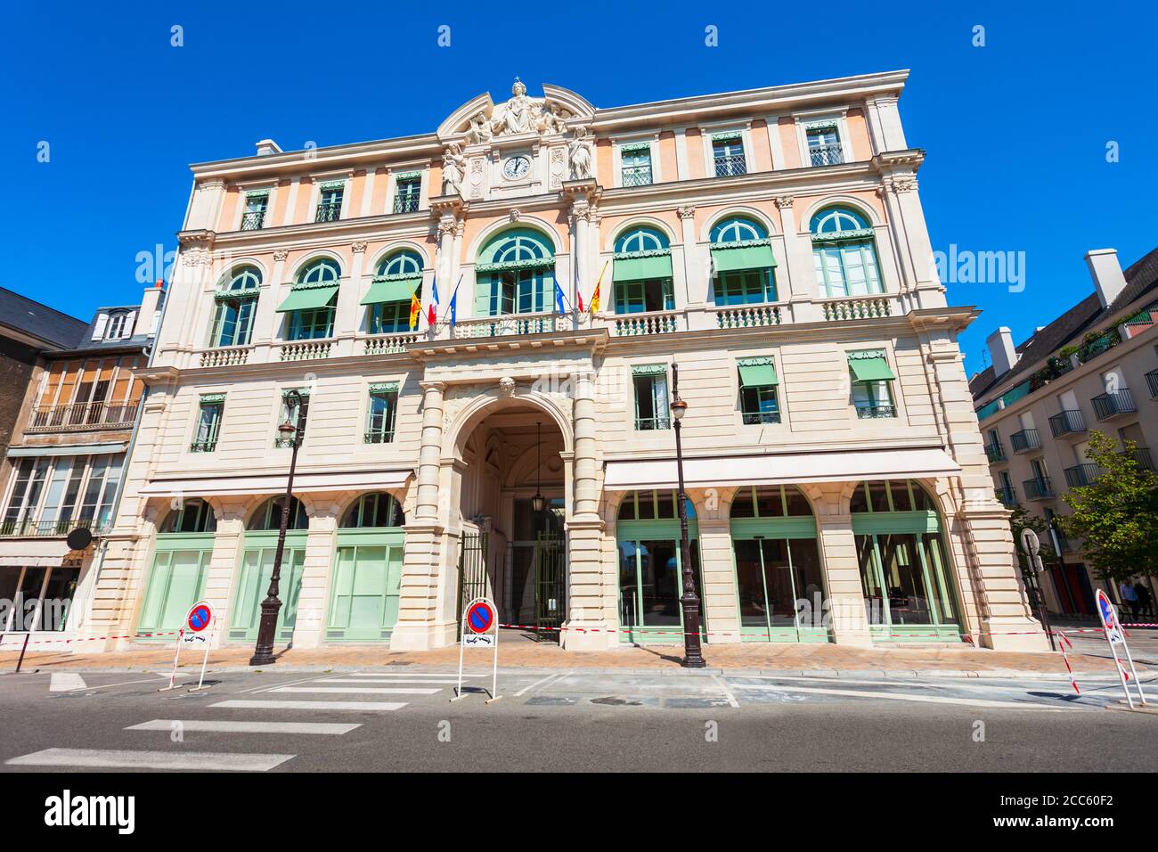 City Hall or Mairie de Pau in the centre of Pau city in France Stock ...