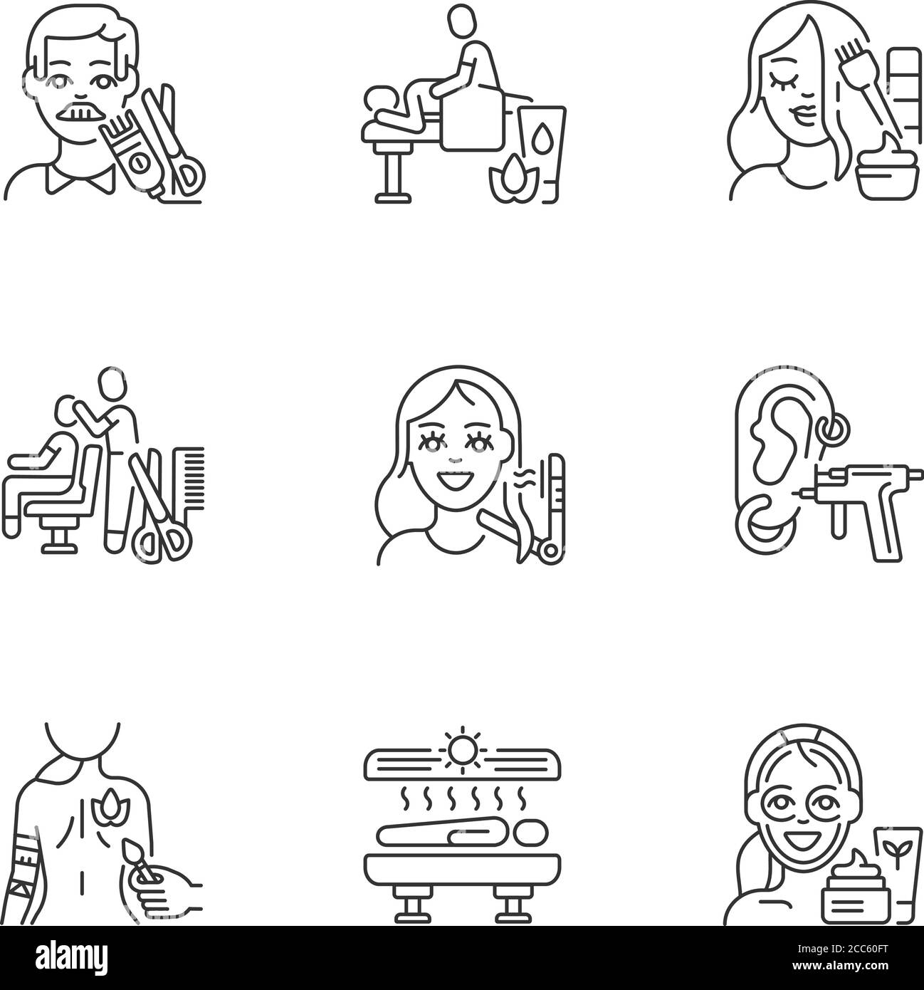 Shop icon bundle Black and White Stock Photos & Images - Alamy