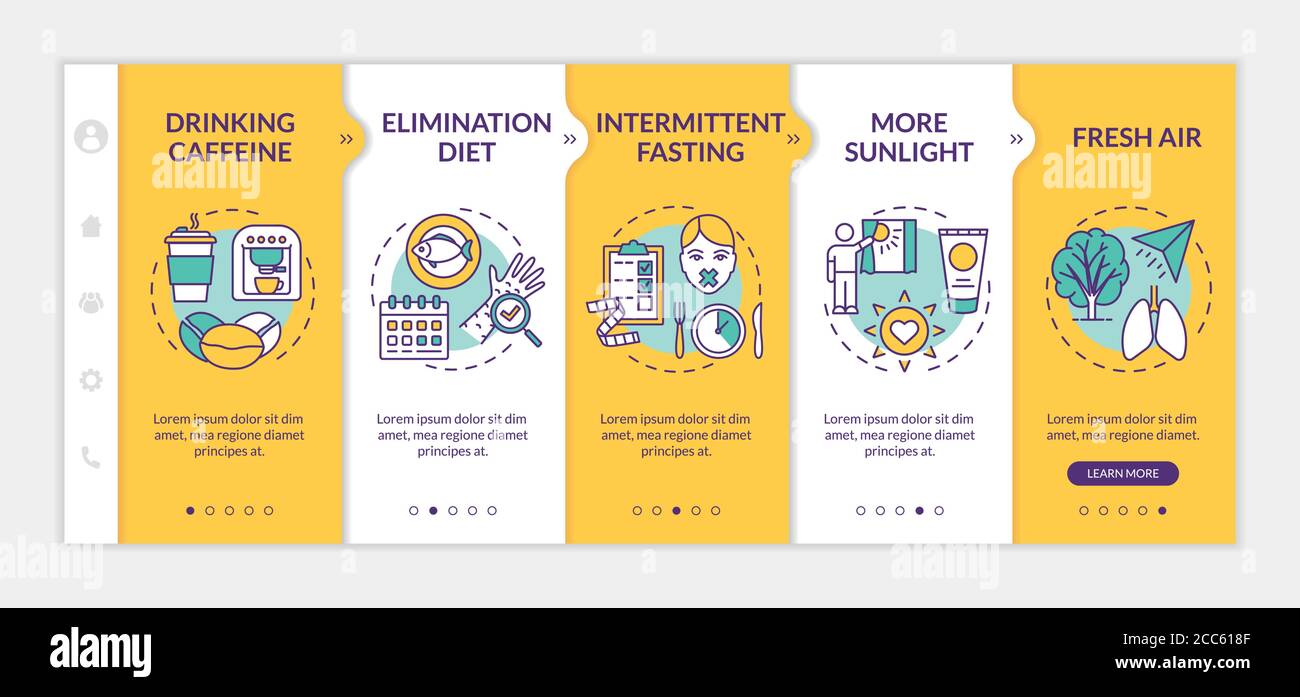 Biohacking techniques onboarding vector template Stock Vector Image & Art - Alamy