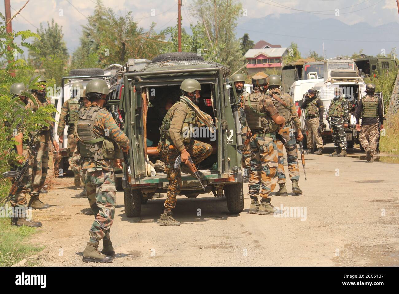 Indian police at crime site hi-res stock photography and images - Alamy