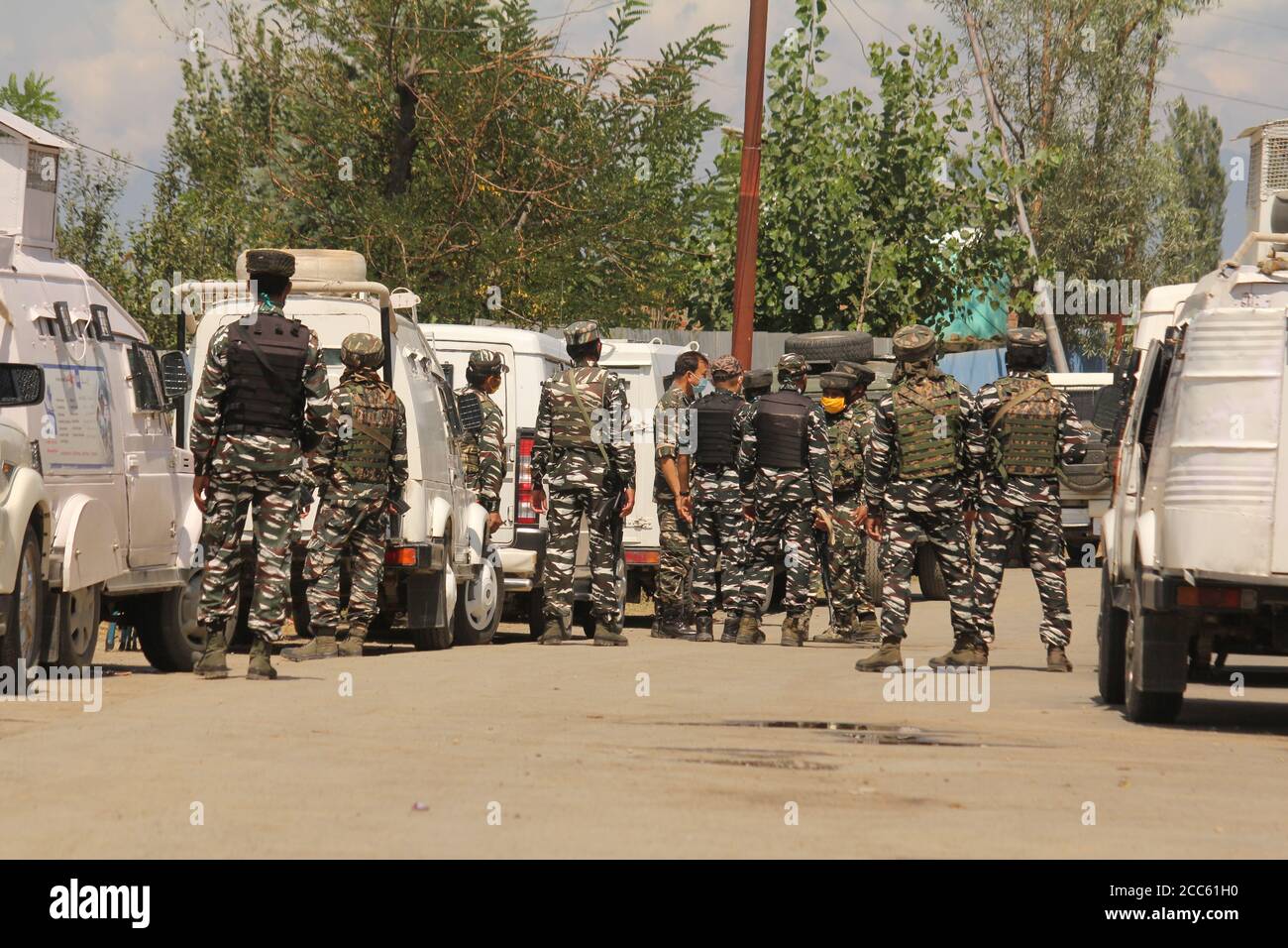 Indian police at crime site hi-res stock photography and images - Alamy