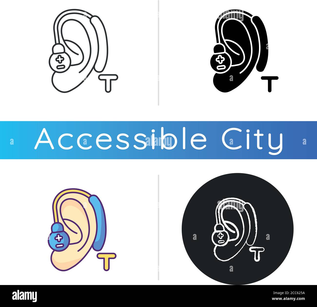 Hearing loop icon Stock Vector Image & Art - Alamy