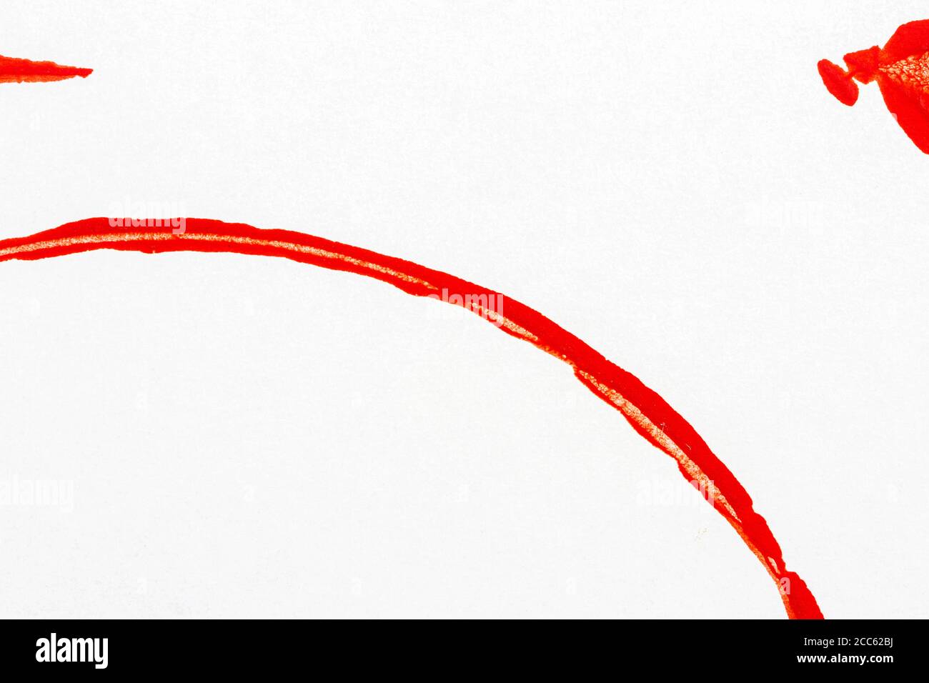 Hand painting bright red line hi-res stock photography and images - Alamy