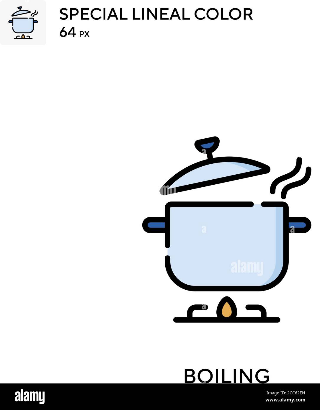 Cooked by boiling Stock Vector Images - Alamy