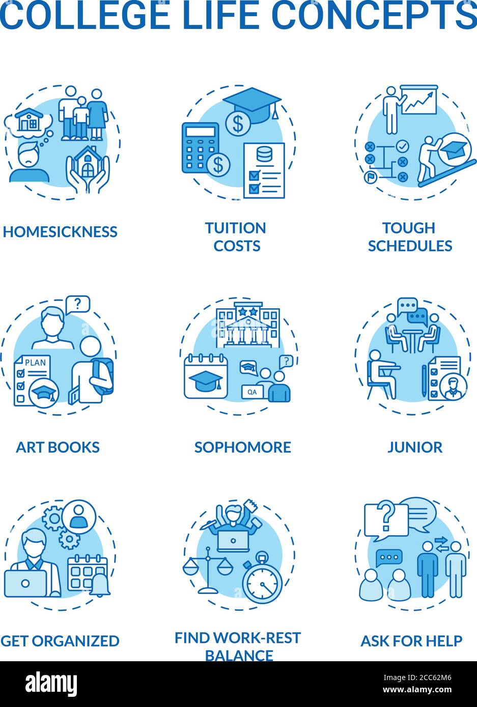 Senior high school campus Stock Vector Images - Alamy