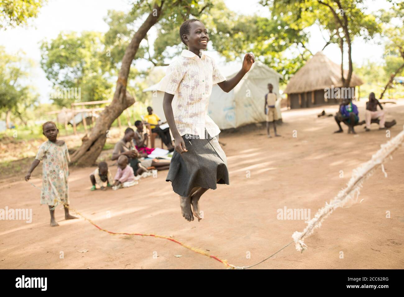 African jump rope child hi-res stock photography and images - Alamy