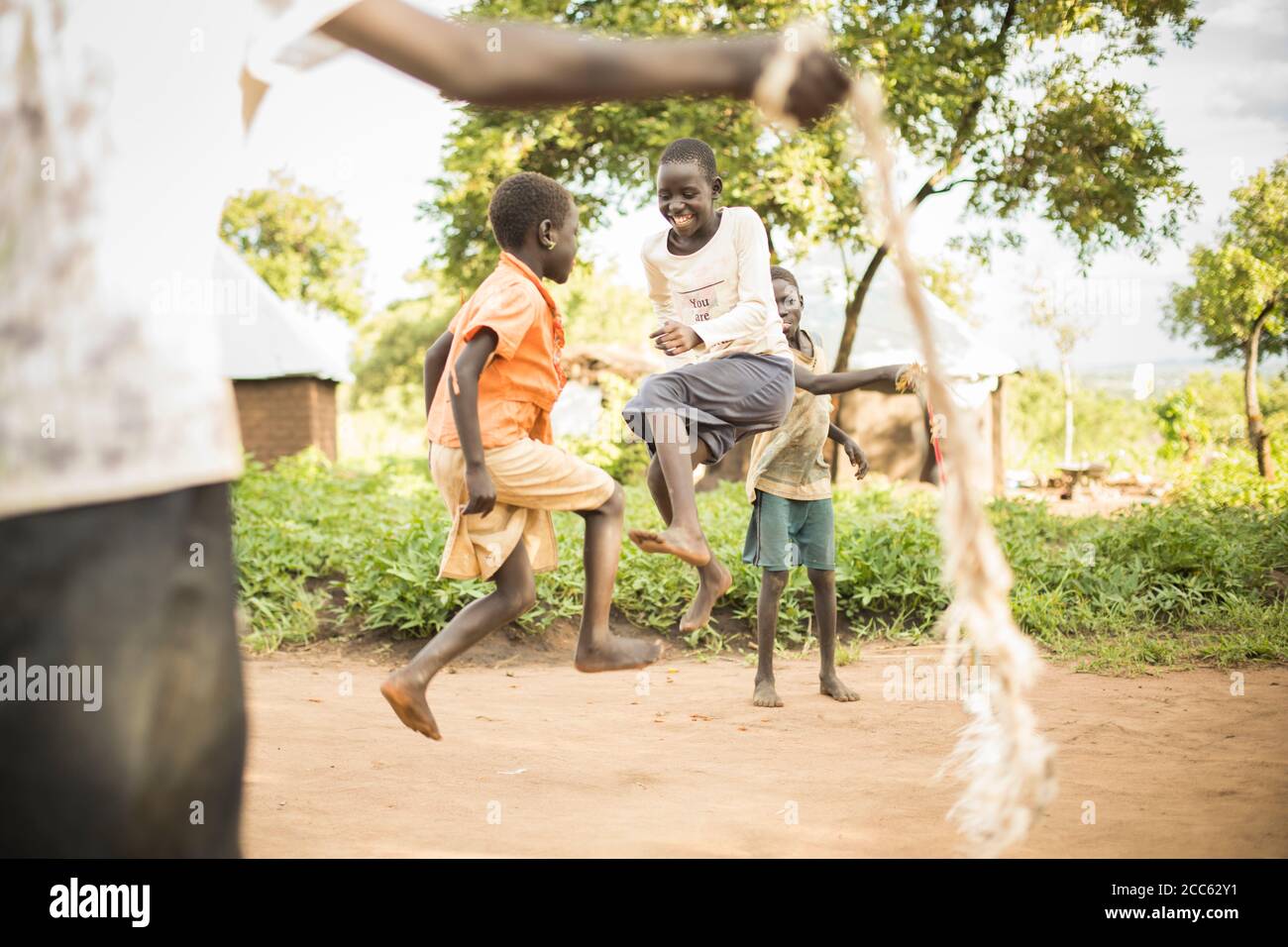 African jump rope child hi-res stock photography and images - Alamy
