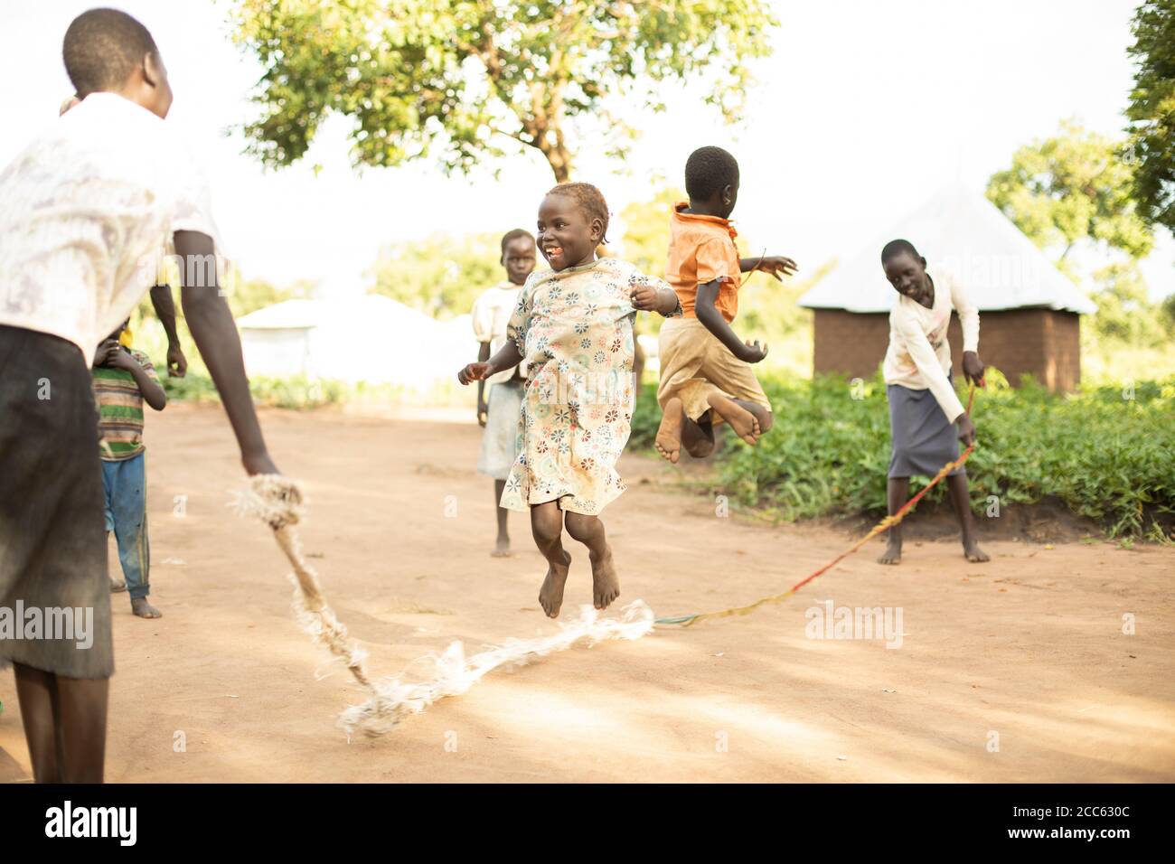 Kids Playing Jump Rope