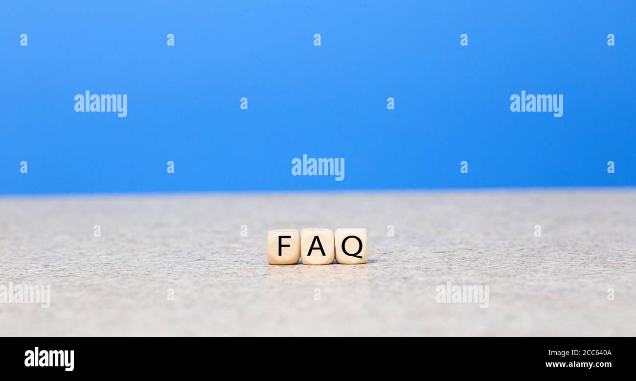 Faq sign hi-res stock photography and images - Alamy