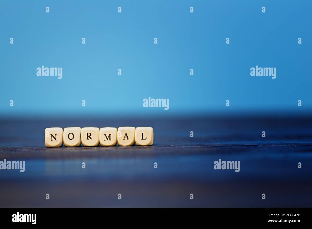 Normal sign with copy space Stock Photo - Alamy